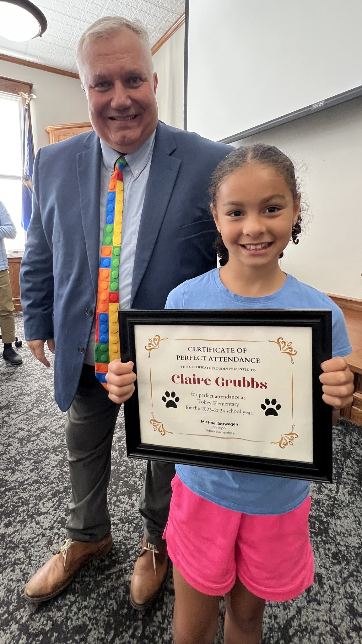 Vicksburg 3rd grader at Tobey has perfect attendance | South County News